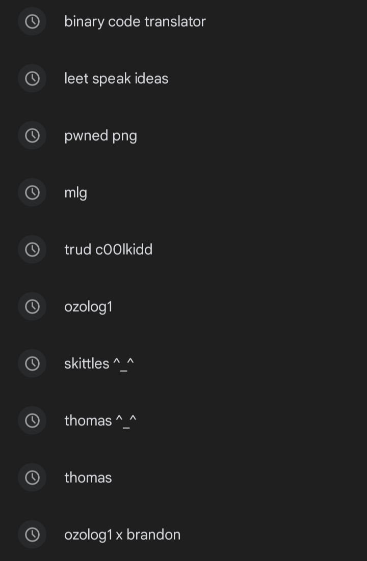 Since it's become a trend.. (PLZ DON'T JUDGE ME!!) (I might show YouTube too if it's funny ...