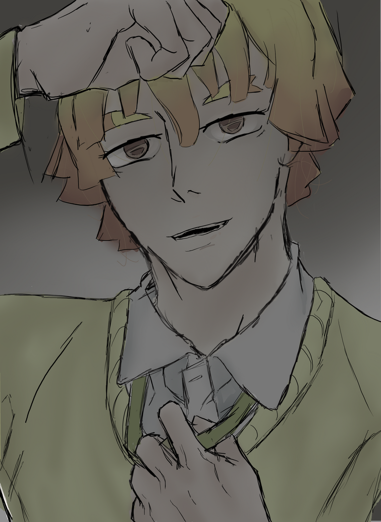 Kimetsu Academy Zenitsu art 😳🤤 | Fandom