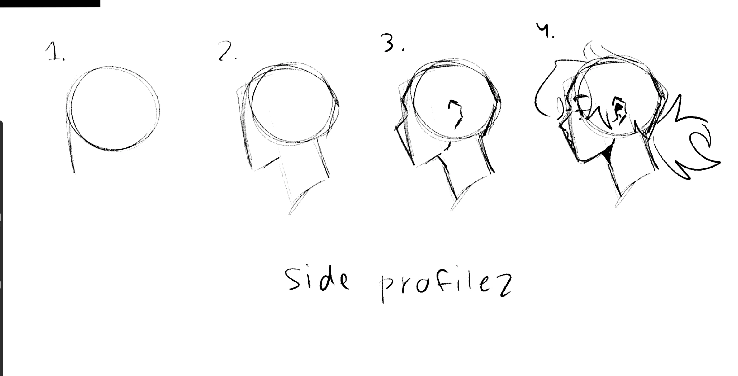 how 2 draw side profiel | Fandom