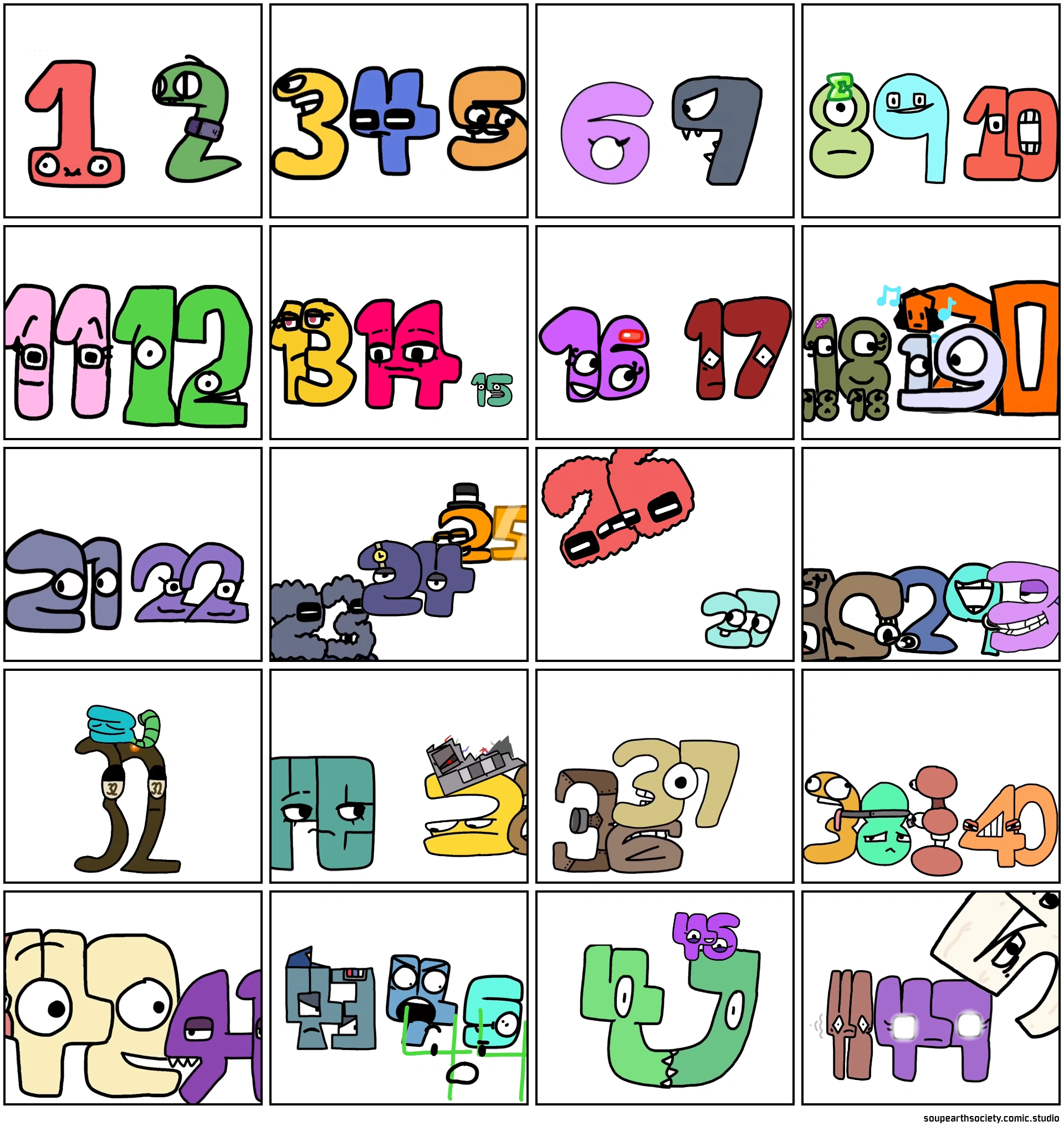 Every Season 1 number in one comic | Fandom