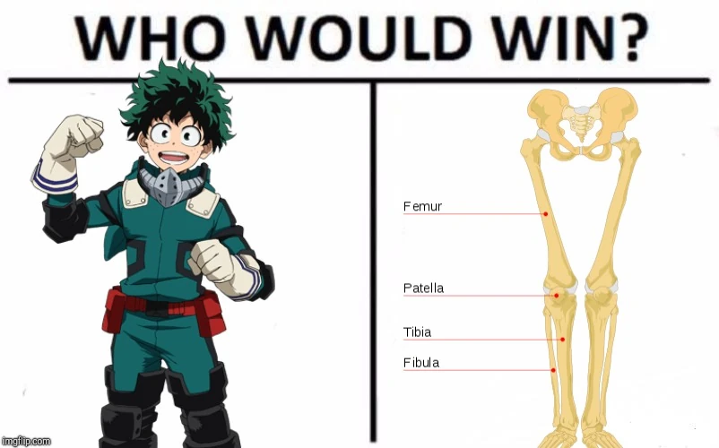 Who would win deku vs his legs | Fandom
