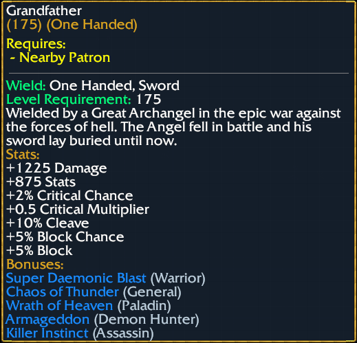 Grandfather | Daemonic sword ORPG Wiki | Fandom