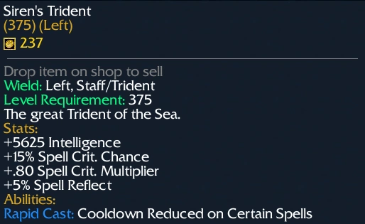 Siren's Trident | Daemonic sword ORPG Wiki | Fandom