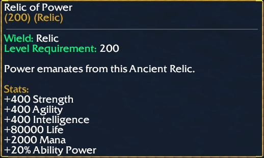 Relic of Power | Daemonic sword ORPG Wiki | Fandom