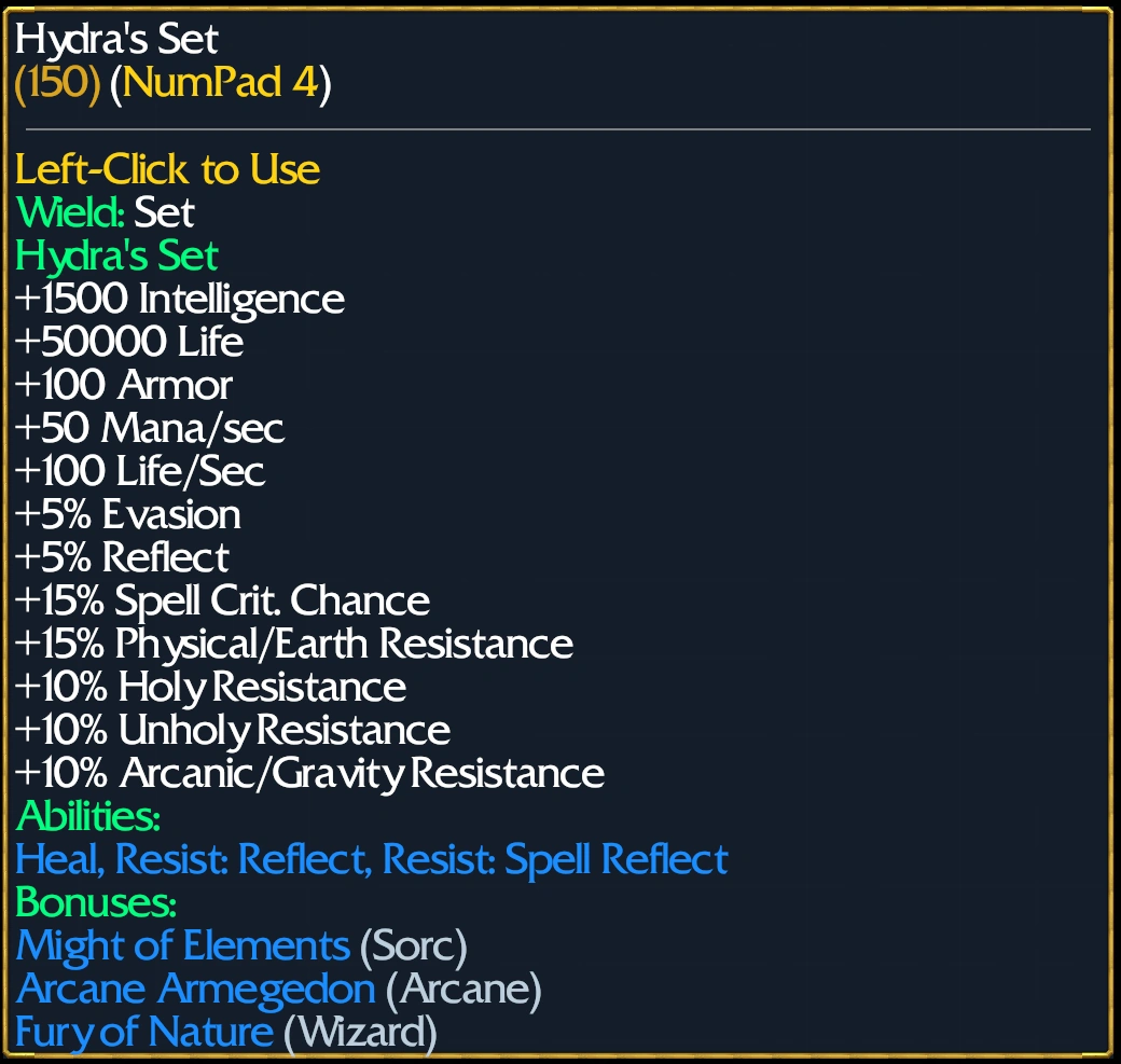 Hydra's Set | Daemonic sword ORPG Wiki | Fandom