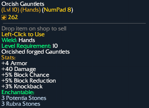 Orcish Gauntlets | Daemonic sword ORPG Wiki | Fandom