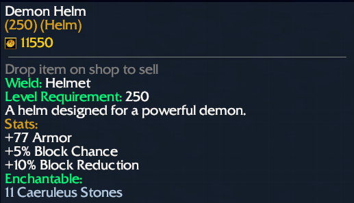 Demon Helm Daemonic Sword Orpg Wiki Fandom