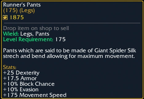 Runner's Pants | Daemonic sword ORPG Wiki | Fandom