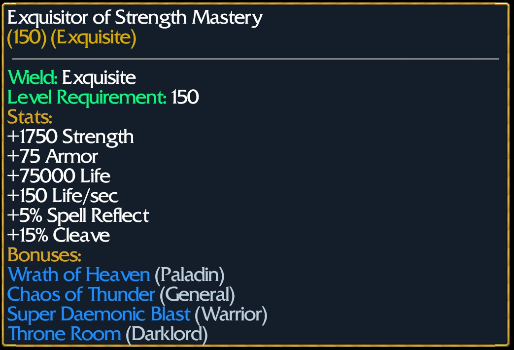 Exquisitor of Strength Mastery | Daemonic sword ORPG Wiki | Fandom