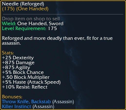 Needle (Reforged) | Daemonic sword ORPG Wiki | Fandom