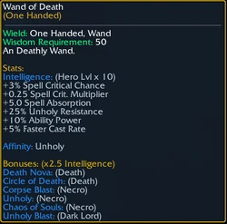 Wand of Death | Daemonic sword ORPG Wiki | Fandom
