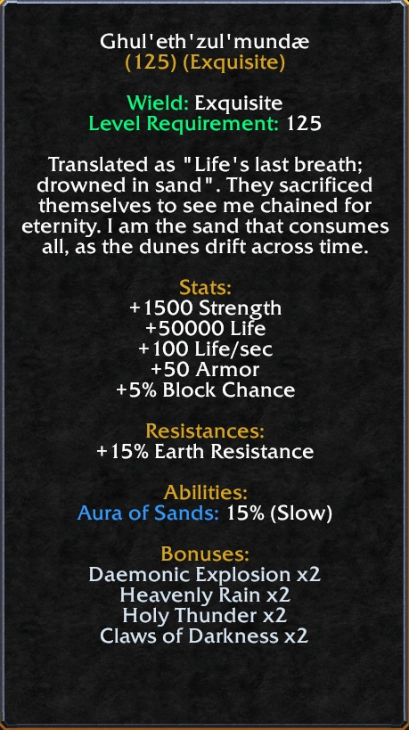 Ghul'eth'zul'mundae | Daemonic sword ORPG Wiki | Fandom