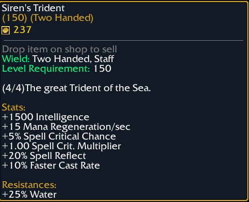 Siren's Trident | Daemonic sword ORPG Wiki | Fandom