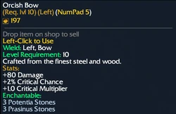 Orcish Bow | Daemonic sword ORPG Wiki | Fandom