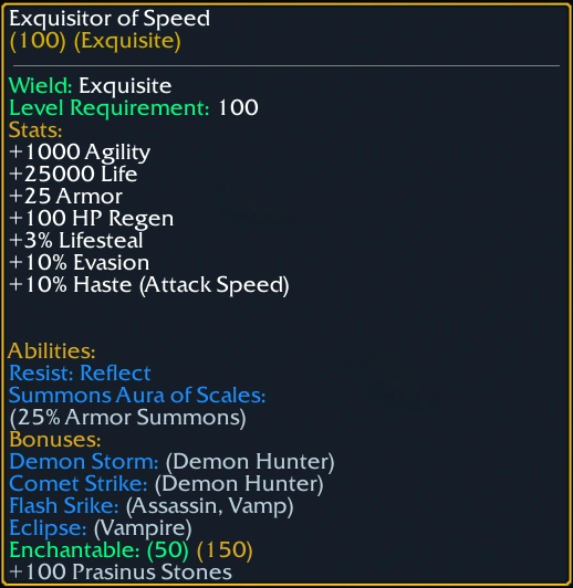 Exquisitor of Speed | Daemonic sword ORPG Wiki | Fandom