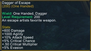Dagger of Escape | Daemonic sword ORPG Wiki | Fandom