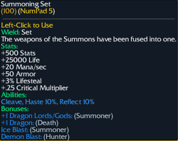 Summoning Set | Daemonic sword ORPG Wiki | Fandom