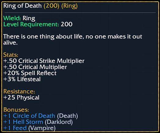 Ring of Death | Daemonic sword ORPG Wiki | Fandom