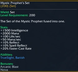 Mystic Prophet's Set | Daemonic sword ORPG Wiki | Fandom