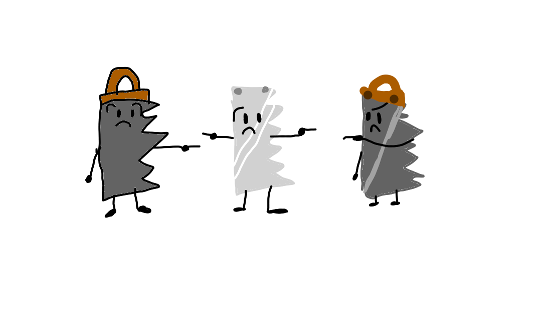 Saws pointing each other(BFB fanart) | Fandom