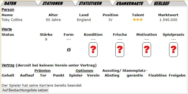 Toby Collins | Deutsches Fußball Archiv | Fandom
