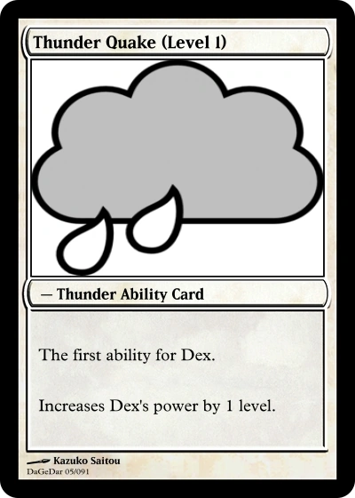 Thunder Quake | DaGeDar TV Series-- Wiki | Fandom