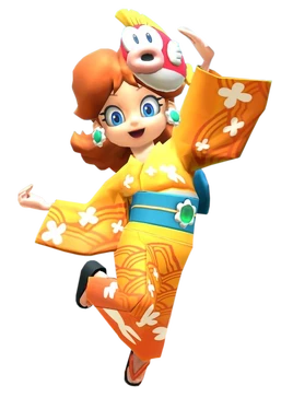 Yukata Daisy | Daisy and peach Wiki | Fandom