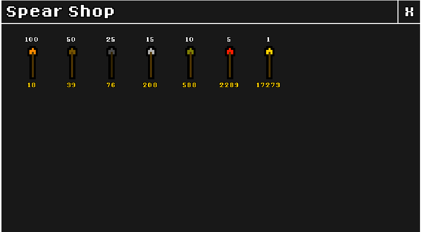 Spear Shop | Damascus Wiki | Fandom