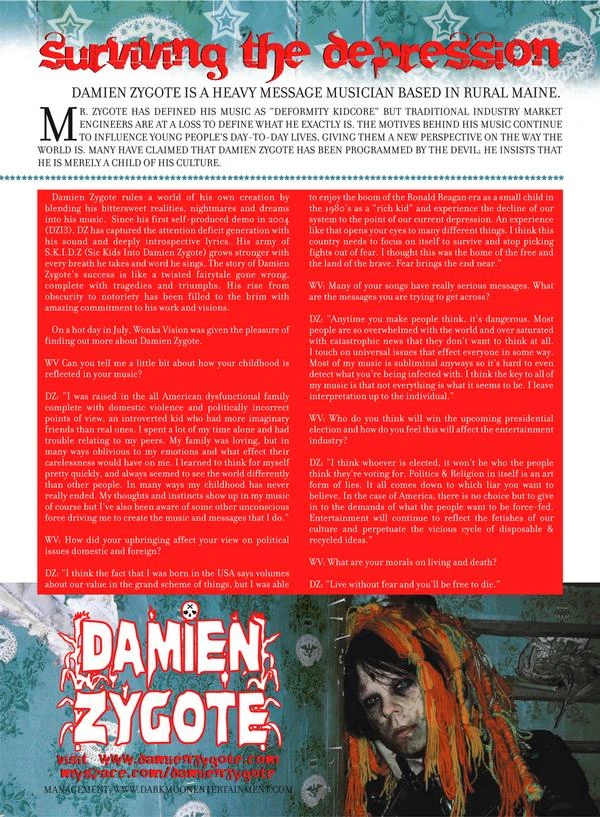 Biography | Damien Zygote Wiki | Fandom