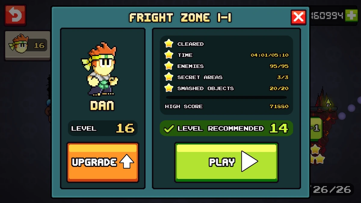 Fright Zone 1-1 | Dan The Man Wikia | Fandom