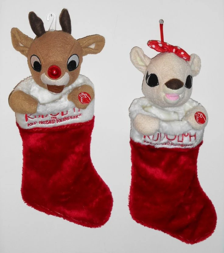 Light Up Rudolph And Clarice Stockings | DanDee Wiki | Fandom