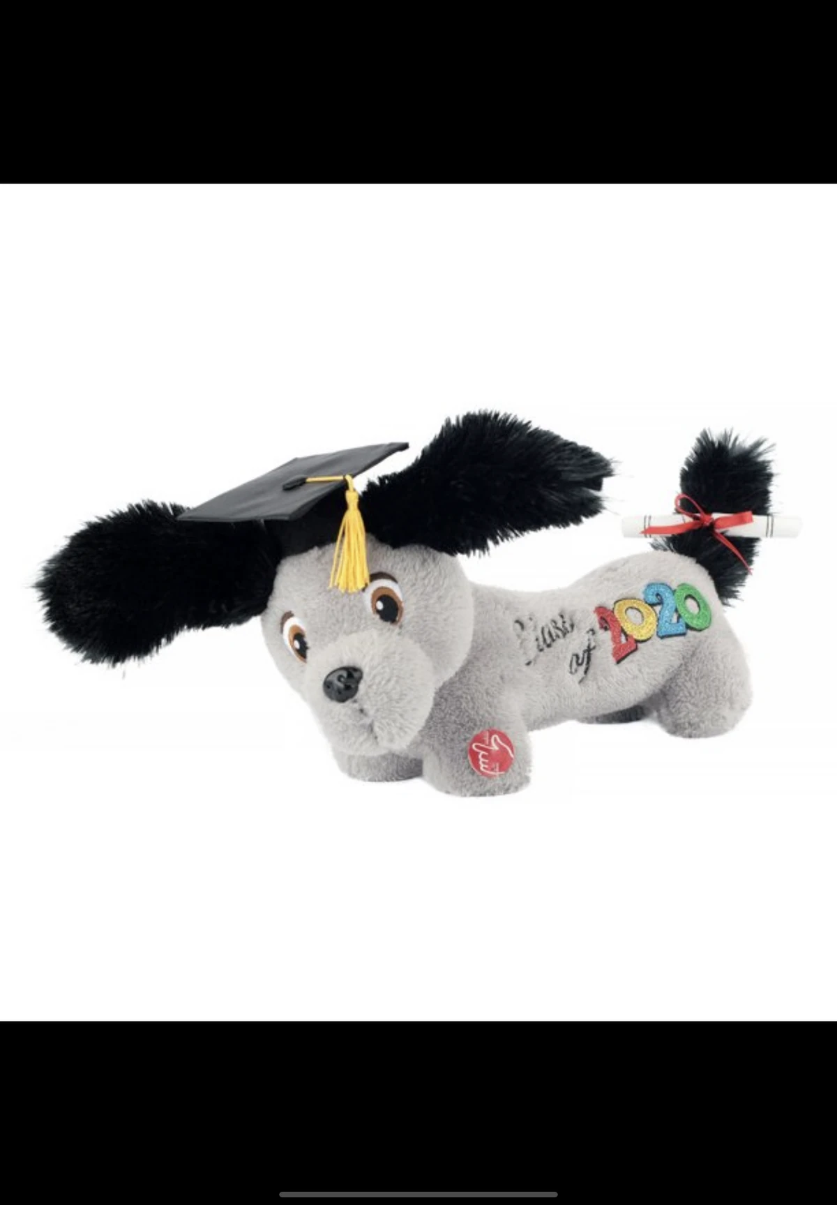 Graduation Grey Long Dog | DanDee Wiki | Fandom