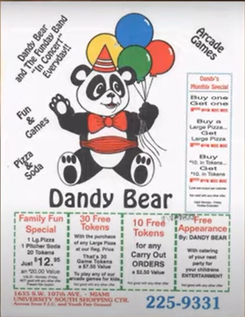 Dandy Bear Kids Restaurant and Amusement Center | Dandy Bear Wiki | Fandom