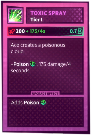 Toxic Spray | DandyAce Wiki | Fandom