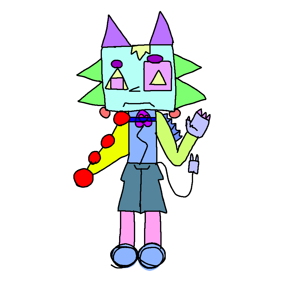 RON the Geometry Figure Cat | Dandy’s World Fanon Wiki | Fandom