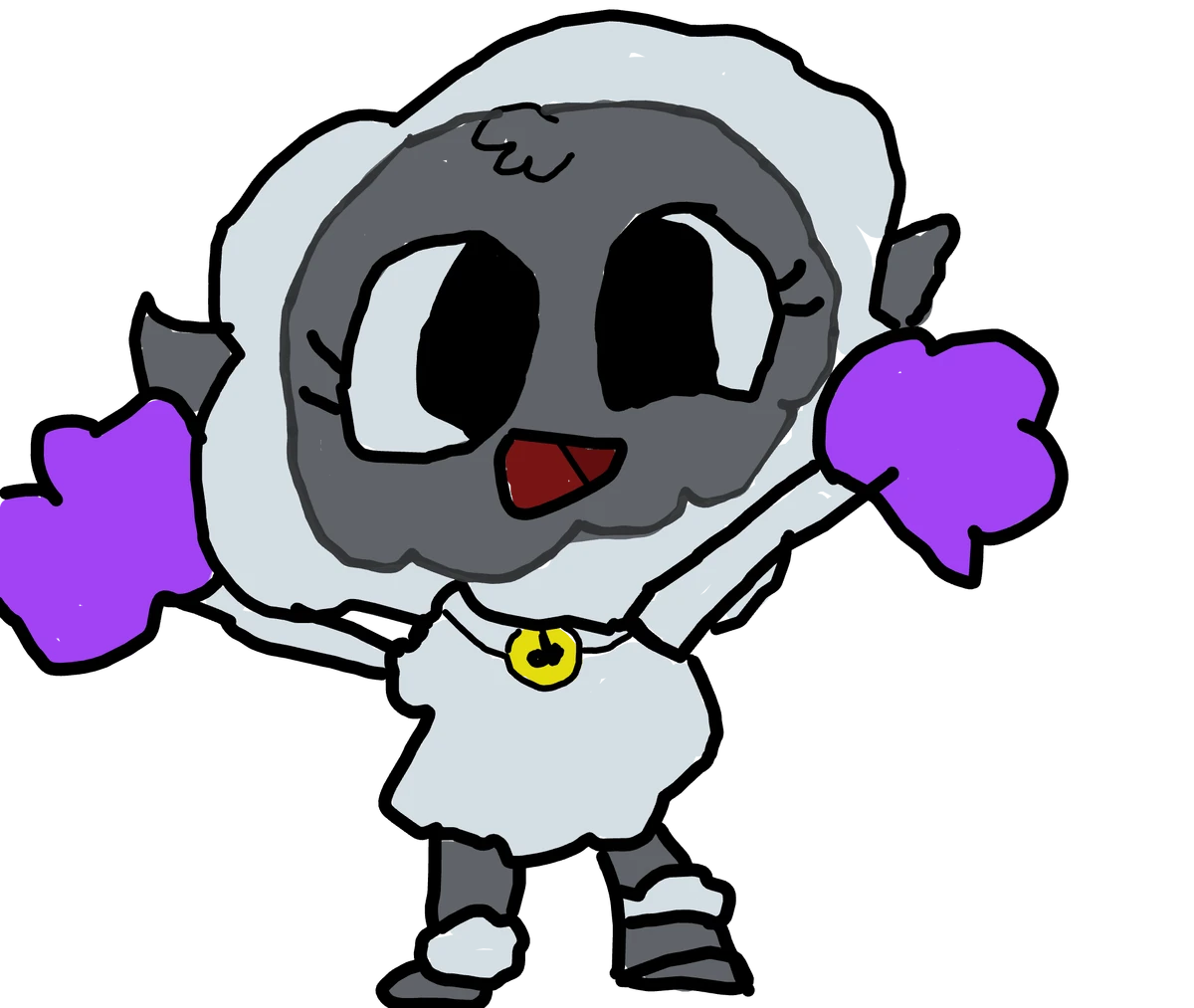 Baa-Ton my oc | Dandy’s World Fanon Wiki | Fandom