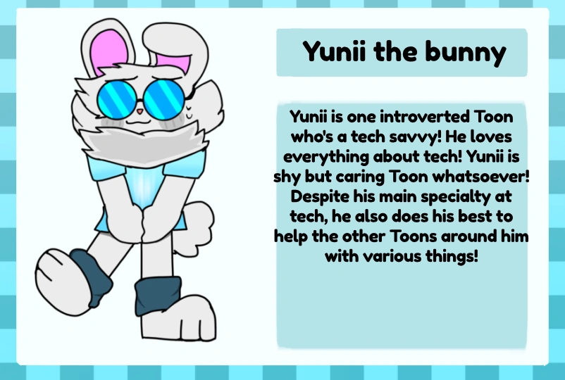 Yunii Introduction Card | Dandy’s World Fanon Wiki | Fandom