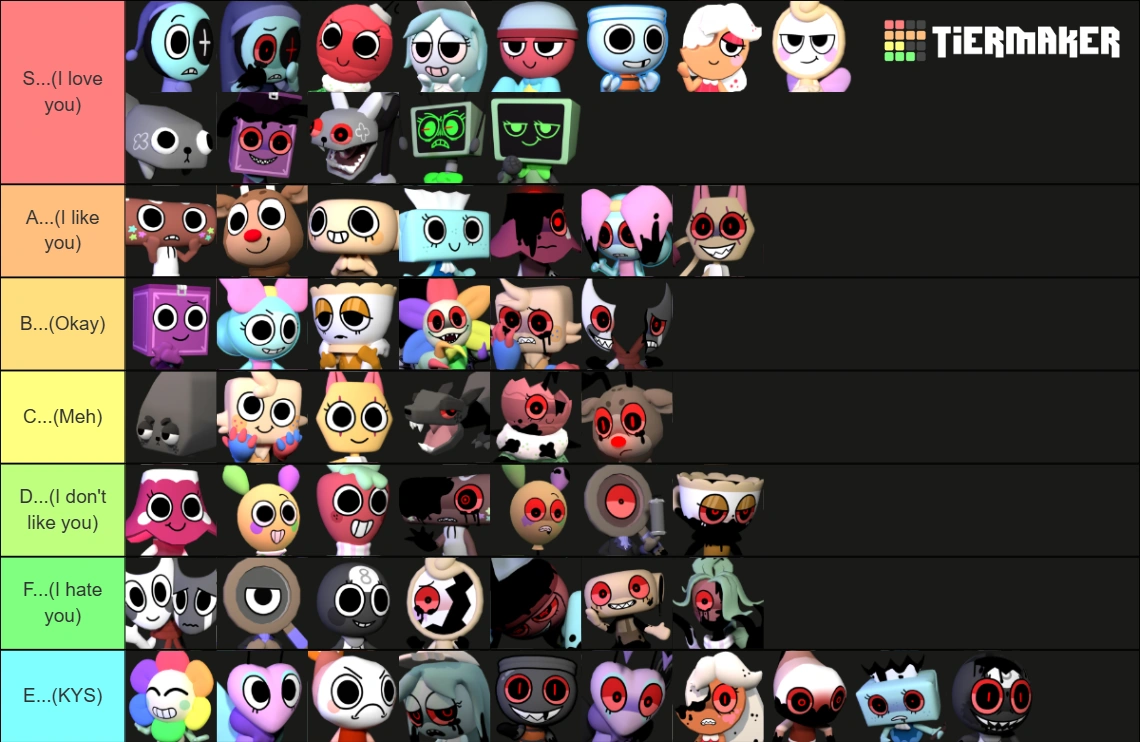 User blog:Beriterilly Exterm/Best looking DW toons. | Dandy's World Wiki | Fandom