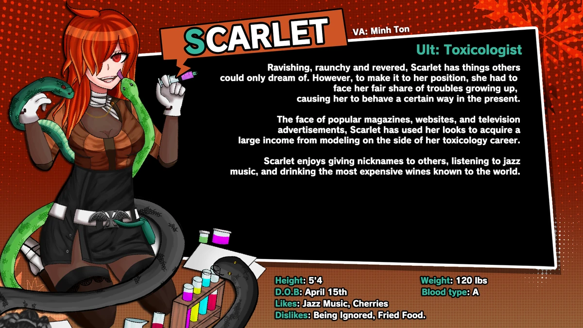 Scarlet | Danganronpa Fanganprojects Wiki | Fandom