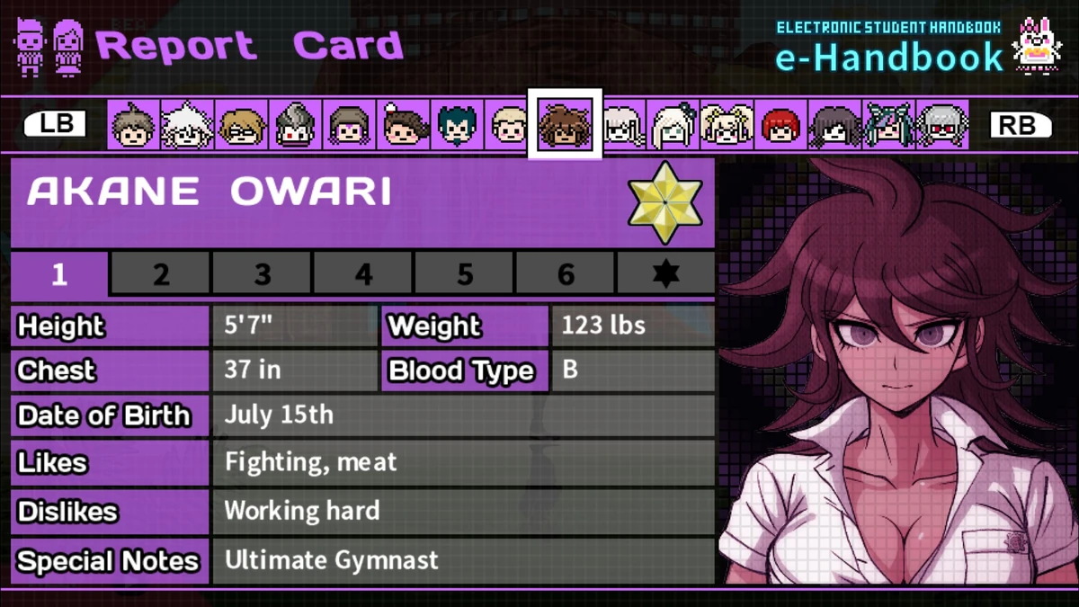 Free Time Events/Akane Owari | Danganronpa Wiki | Fandom