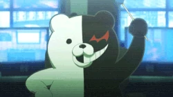 Danganronpa Monobear Gif