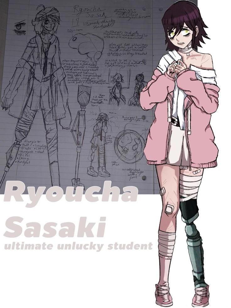Ryoucha Sasaki | Dangan Ronpa Fanon Wiki | Fandom