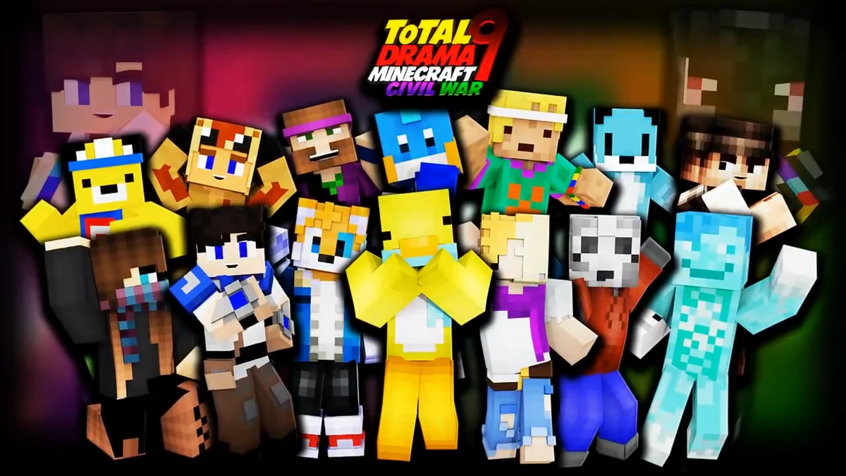Total Drama Minecraft Season 9: Civil War | DanHanDan's: Total Drama ...