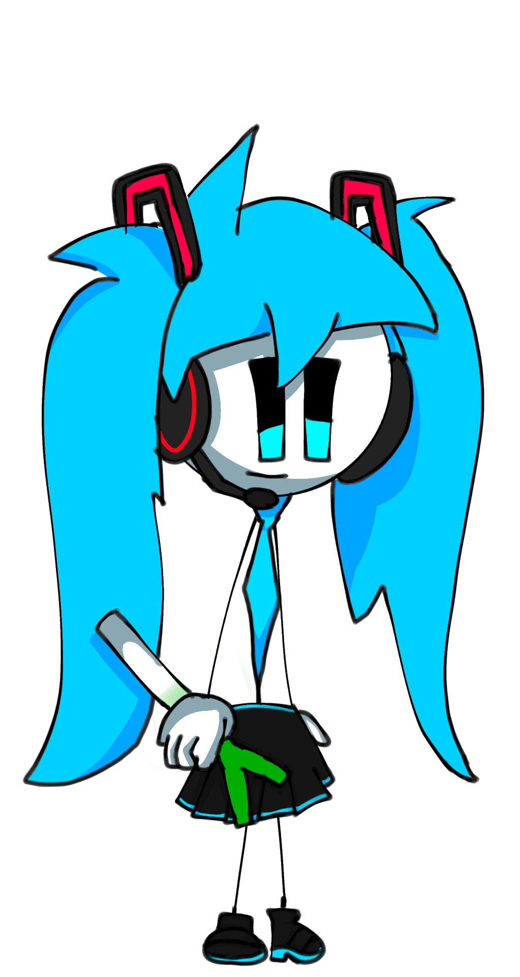 Hatsune Miku Stickmin | Daniel friends Wiki | Fandom
