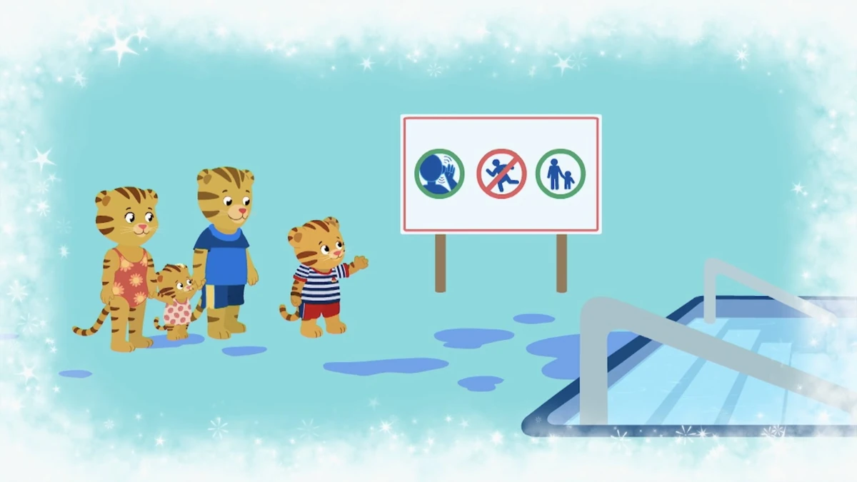 Daniel Follows the Rules at the Pool | Daniel Tiger's Neighborhood Wiki ...