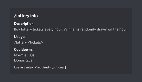 Lottery | Dank Memer Wiki | Fandom