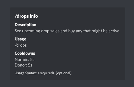 Drops | Dank Memer Wiki | Fandom