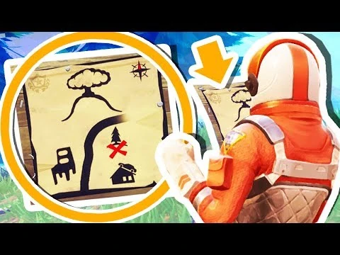 SECRET TREASURE MAP IN FORTNITE: BATTLE ROYALE!!! | DanTDM Wiki | Fandom