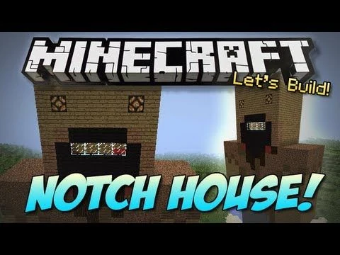 Minecraft - NOTCH'S HOUSE! - Let's Build/Build Showcase [1.5.1 ...