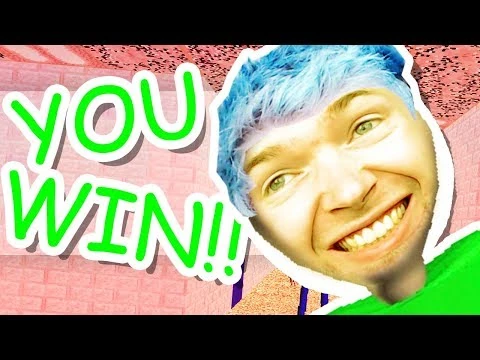 I BEAT BALDI!!! (Baldi's Basics Ending) | DanTDM Wiki | Fandom